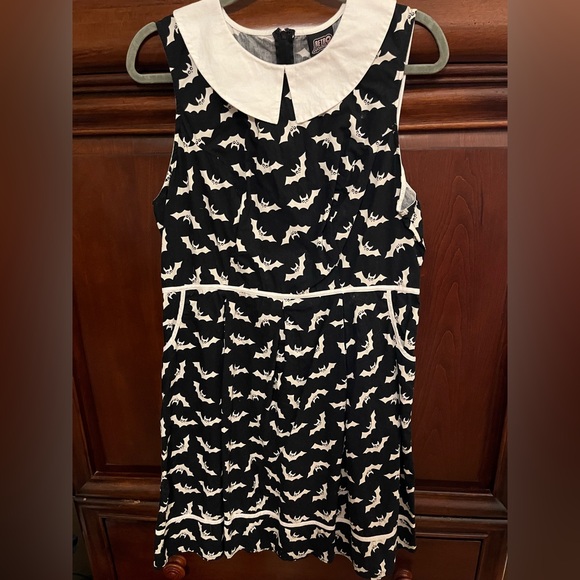 Modcloth | Dresses | Glow In The Dark Bat Retrolicious Black White ...